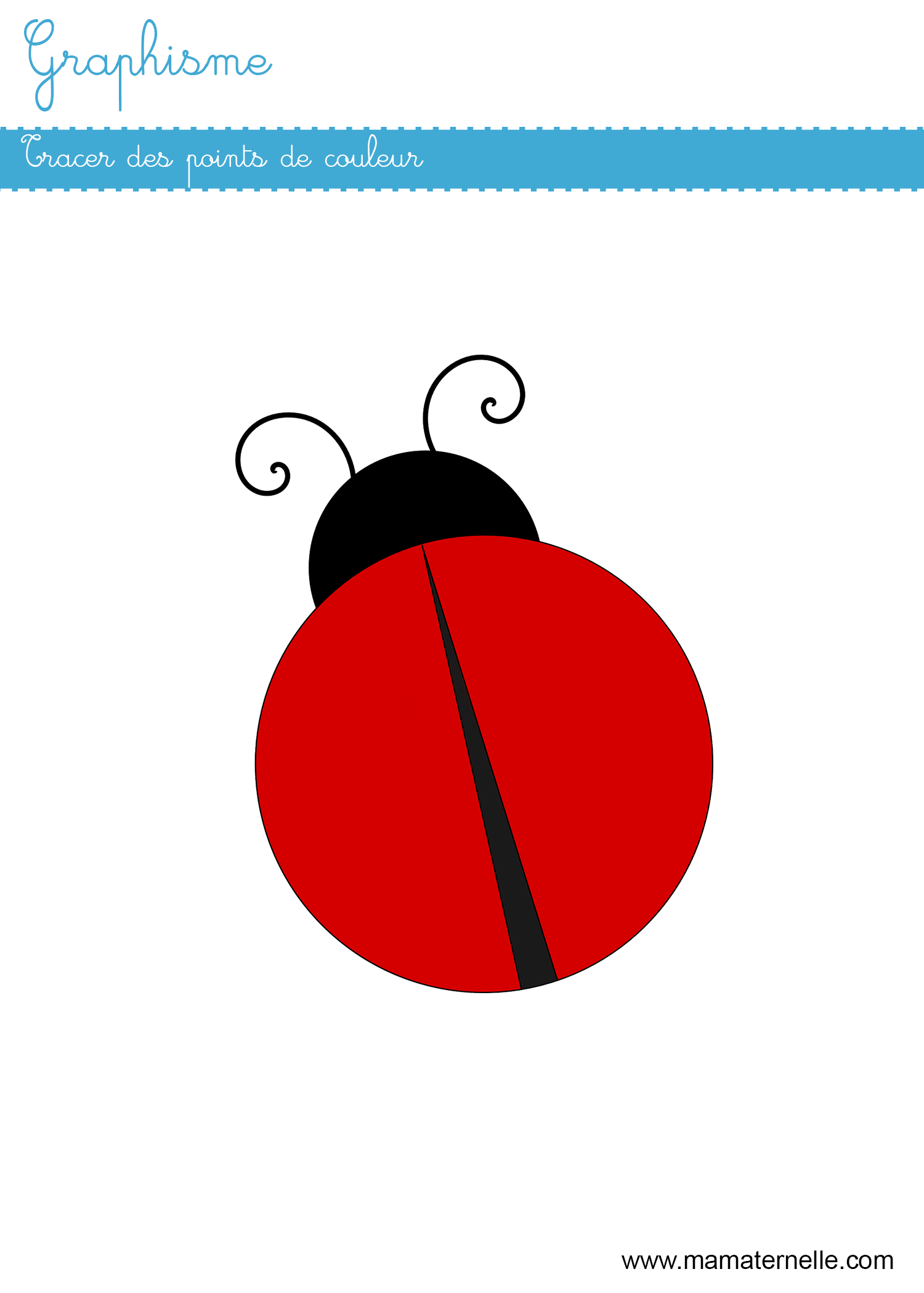 Graphisme : tracer des points de couleur - Ma Maternelle