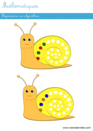 Exercices et ressources pédagogiques sur les escargots | Ma Maternelle