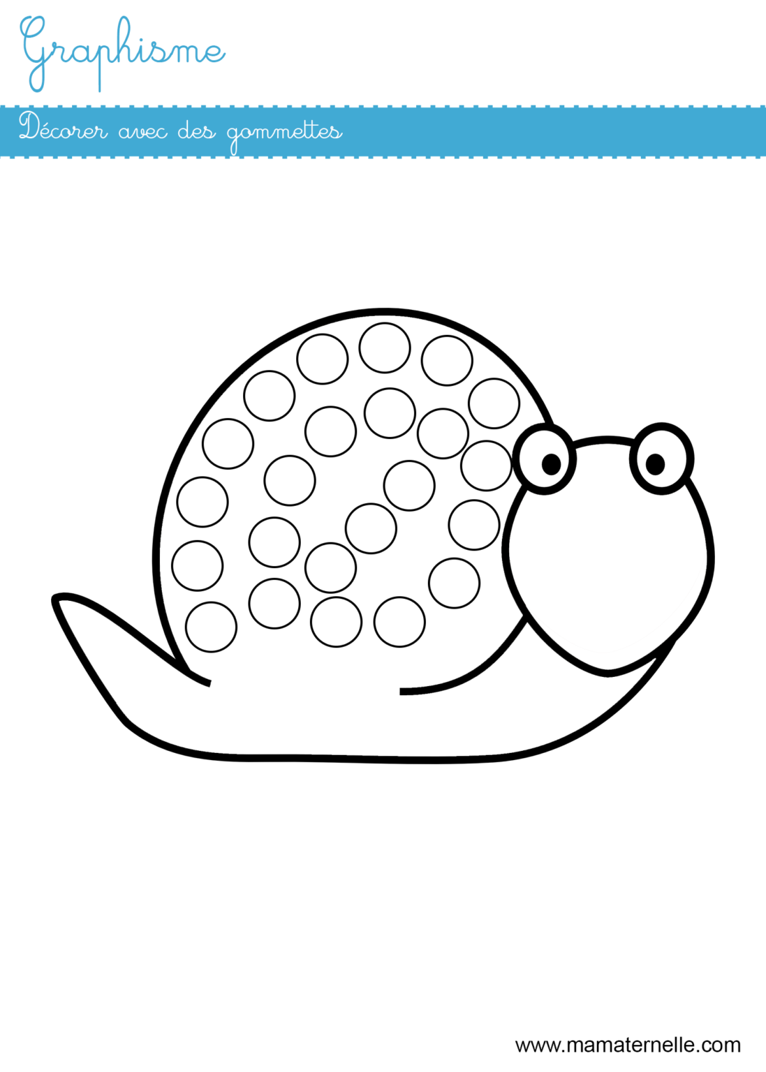 Exercices et ressources pédagogiques sur les escargots - Ma Maternelle