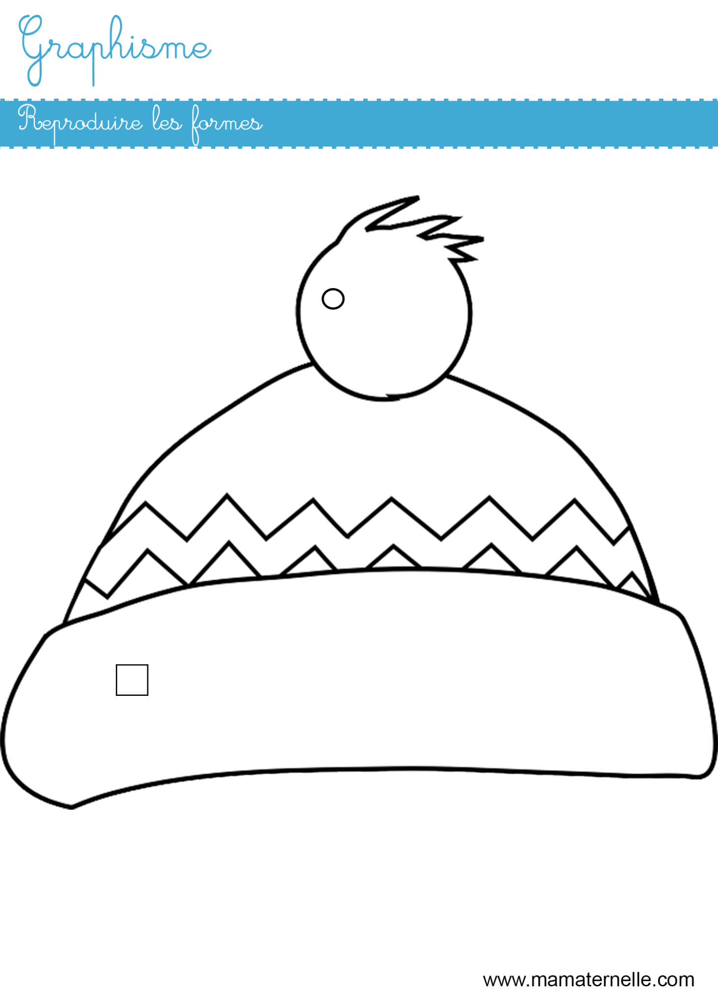 Graphisme : reproduire les formes - Ma Maternelle