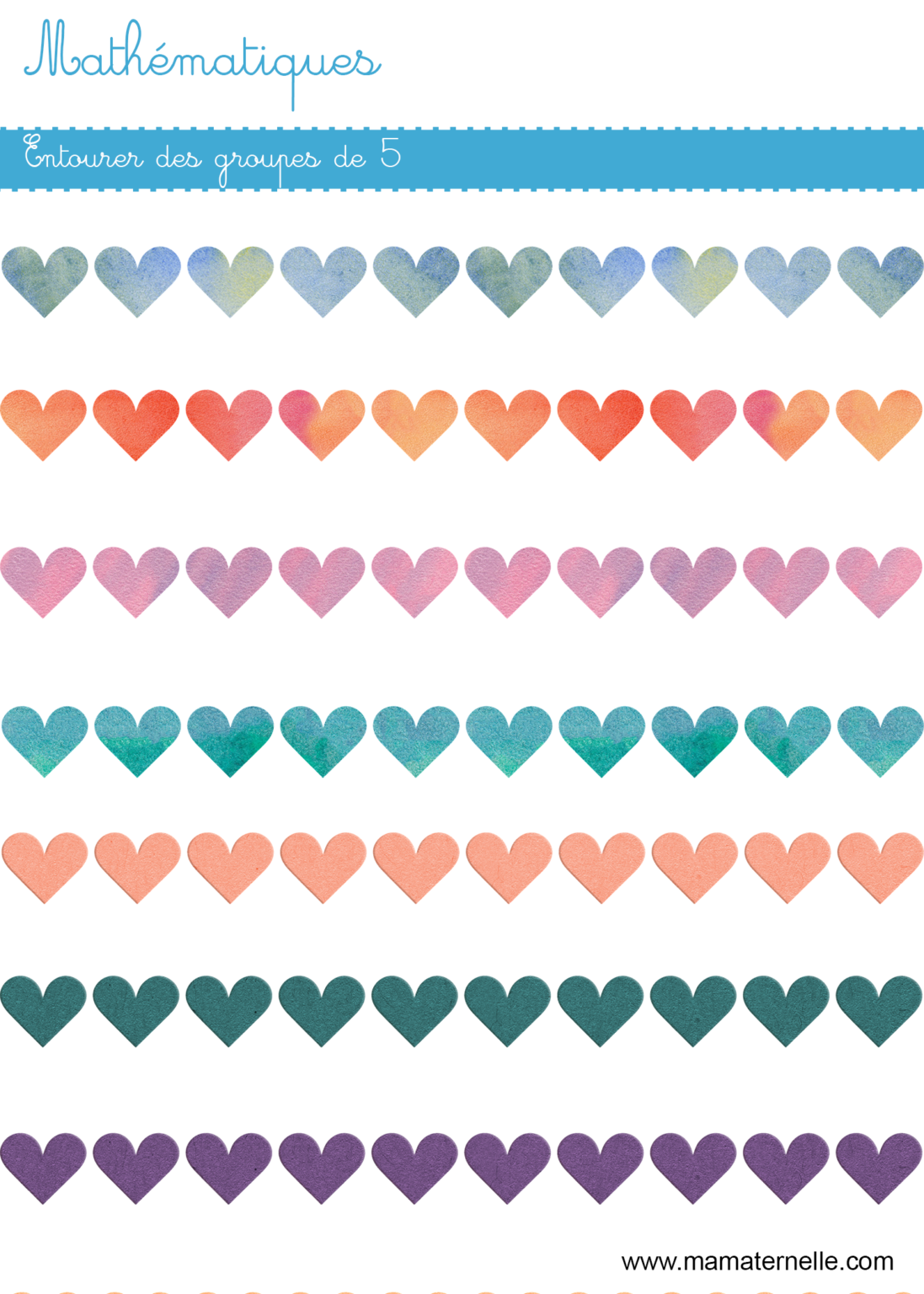 Coloriage : Saint Valentin - Ma Maternelle