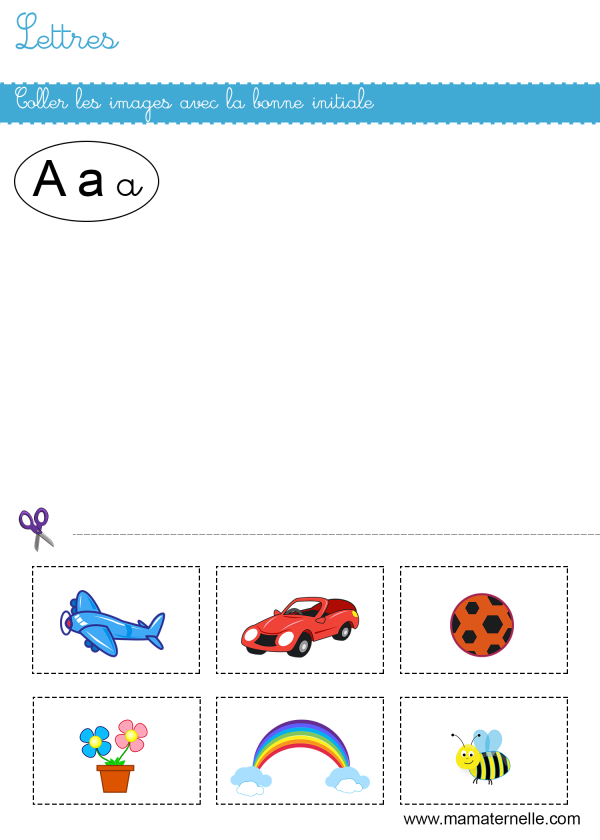 Lettres : compléter avec les lettres manquantes - Ma Maternelle