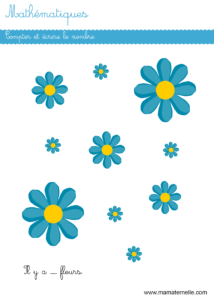 Mathématiques : compter et écrire le nombre - Ma Maternelle