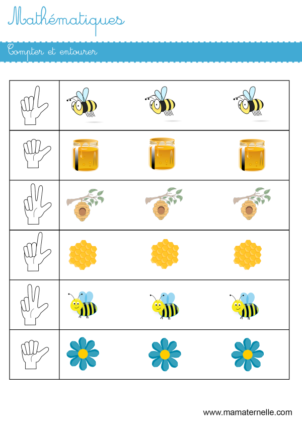 Exercices et ressources pédagogiques sur les abeilles- Ma Maternelle