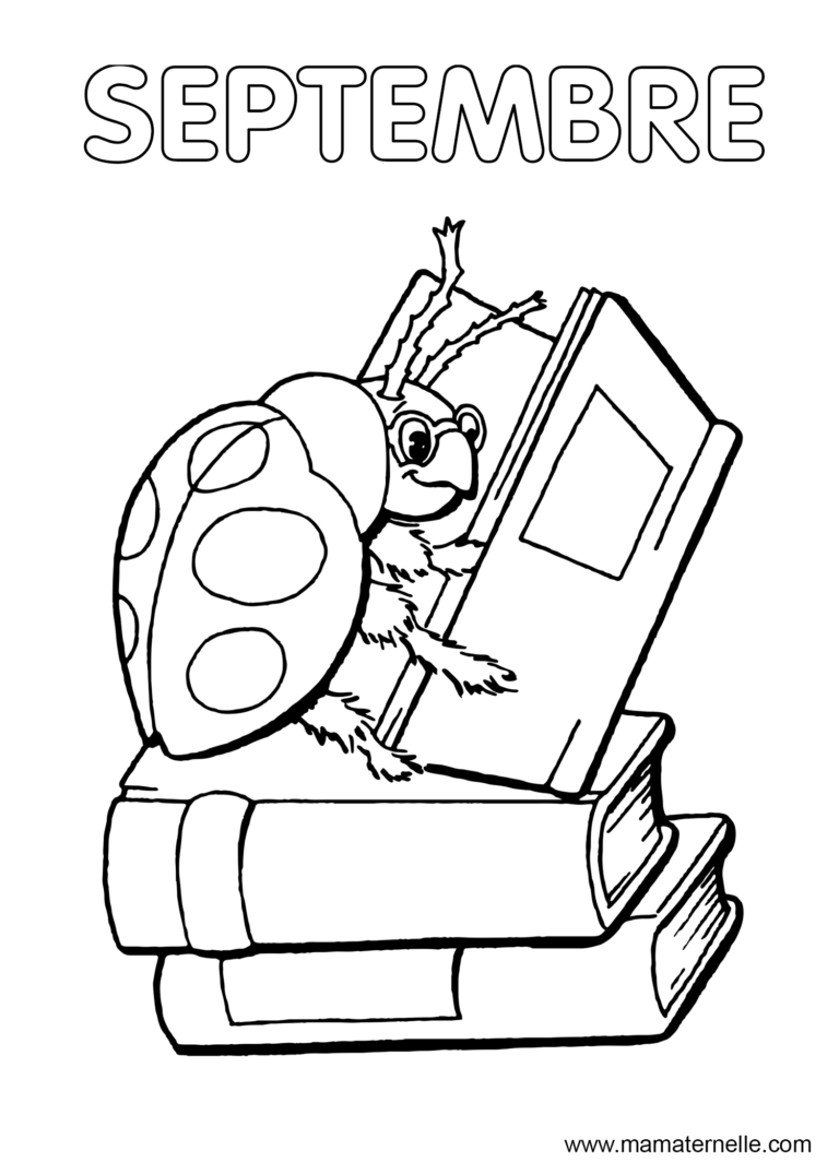 Coloriage du mois de septembre - Ma Maternelle