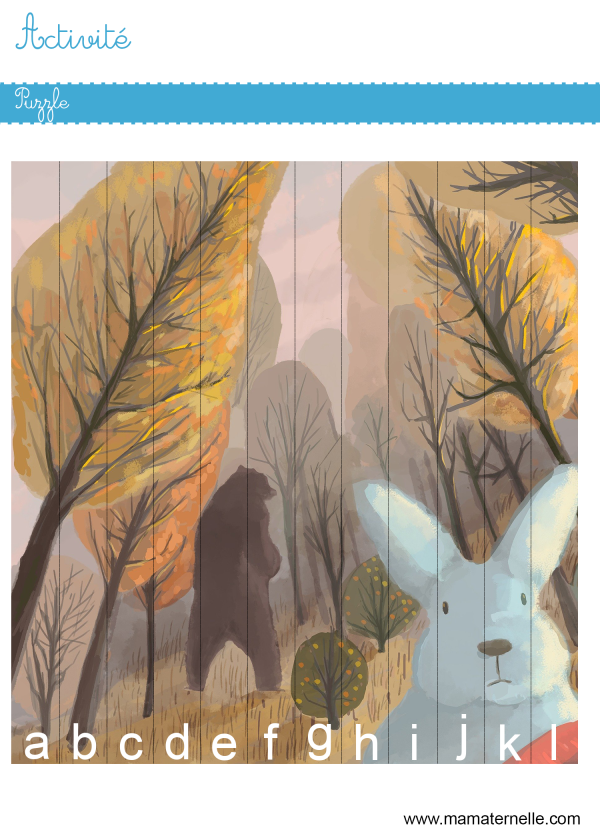 Activité : puzzle d'automne - Ma Maternelle