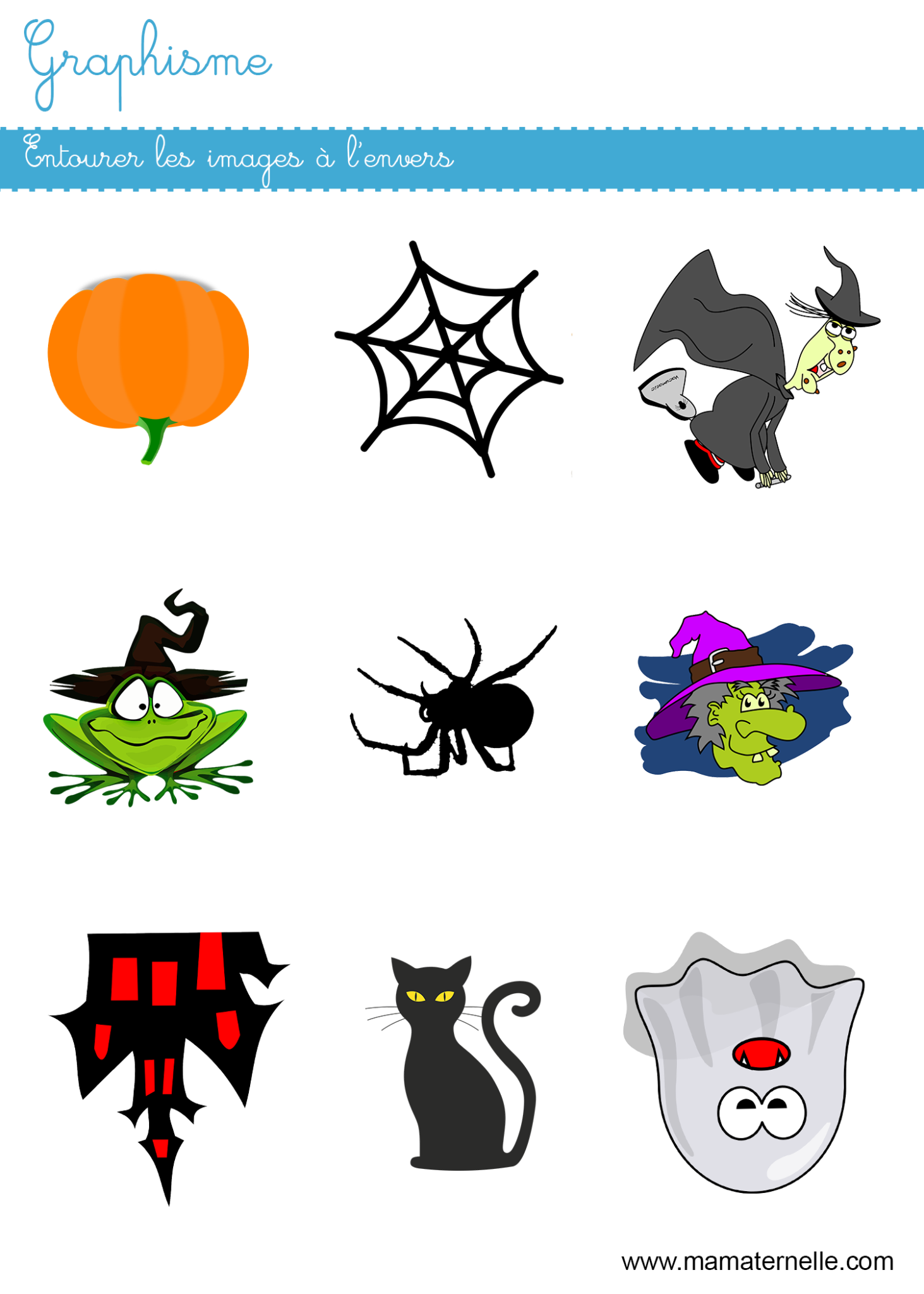 Exercices et ressources pédagogiques sur Halloween - Ma Maternelle