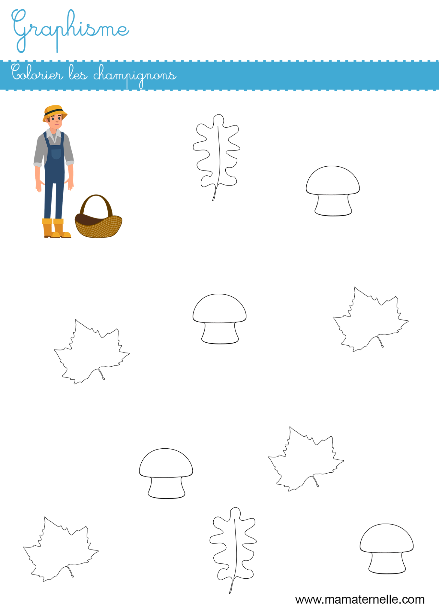 Exercices et activités sur l'automne - Ma Maternelle