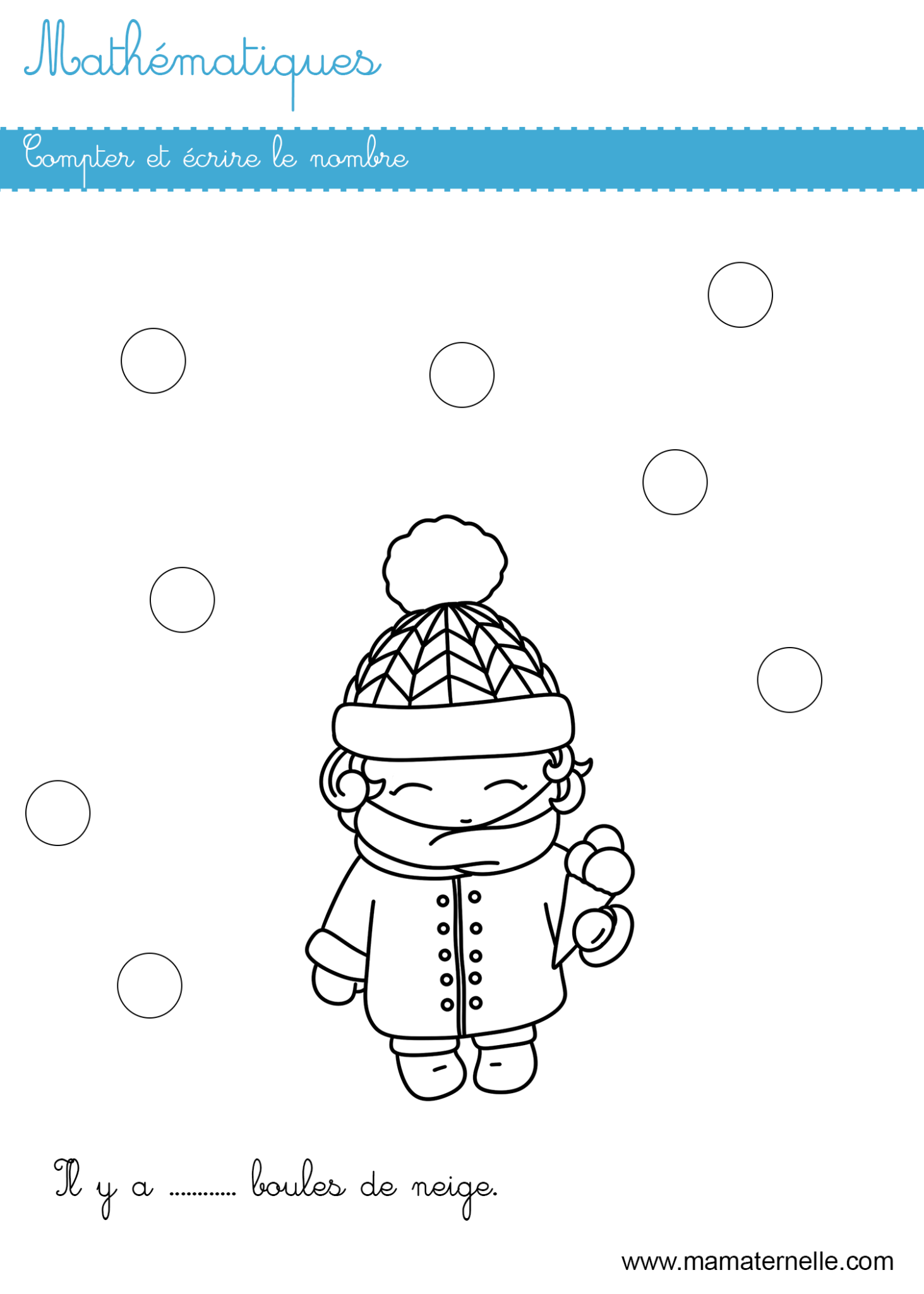 Mathématiques : compter et écrire le nombre - Ma Maternelle