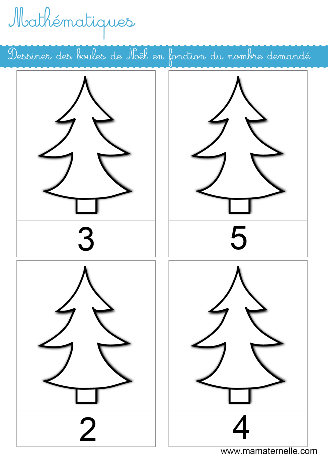 Mathématiques : dessiner des boules - Ma Maternelle