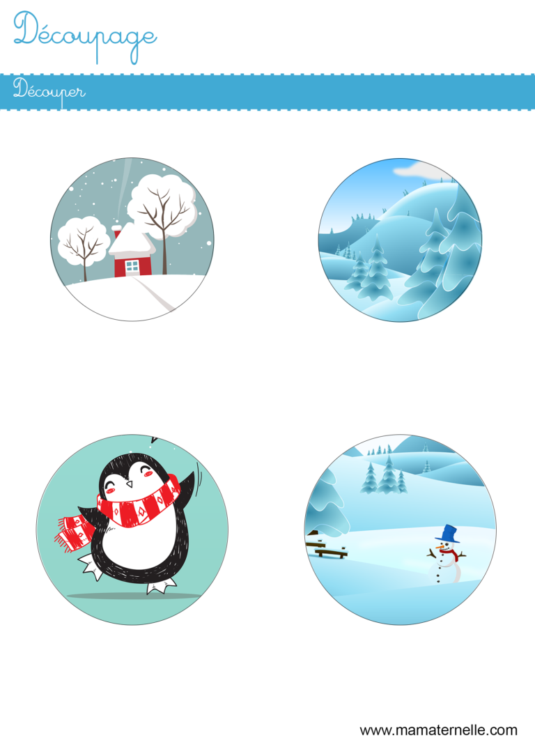 Découpage : découper des ronds - Ma Maternelle