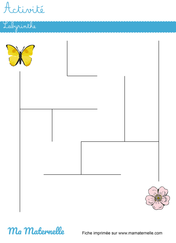 Activité : labyrinthe - Ma Maternelle