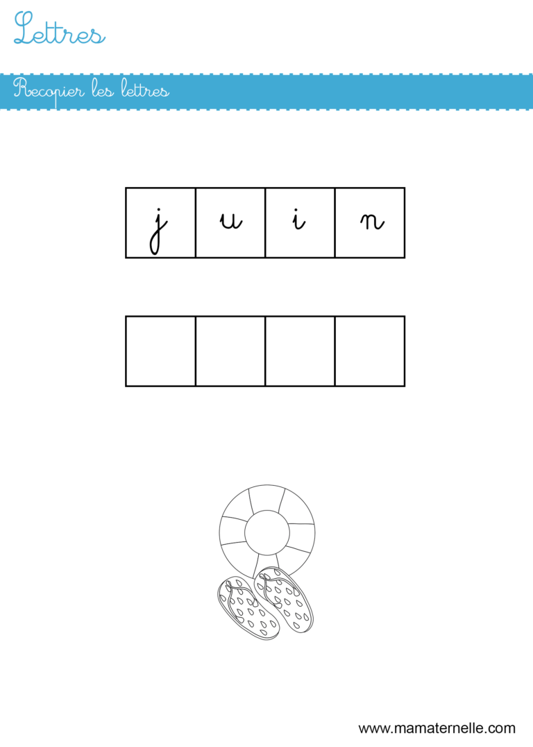 Lettres : faire correspondre les lettres - Ma Maternelle