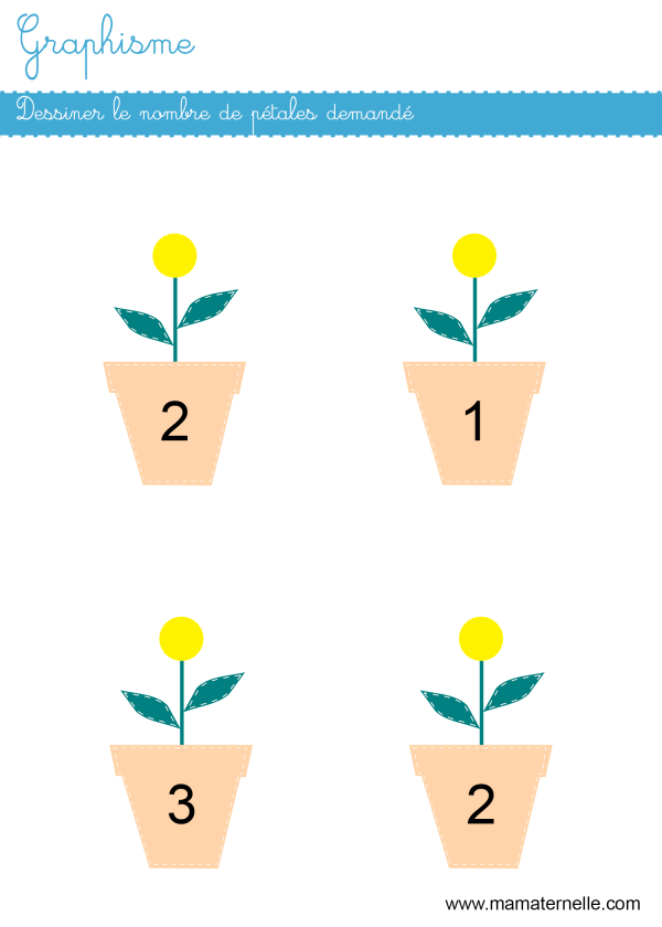 Exercices et activités sur le thème du printemps - Ma Maternelle