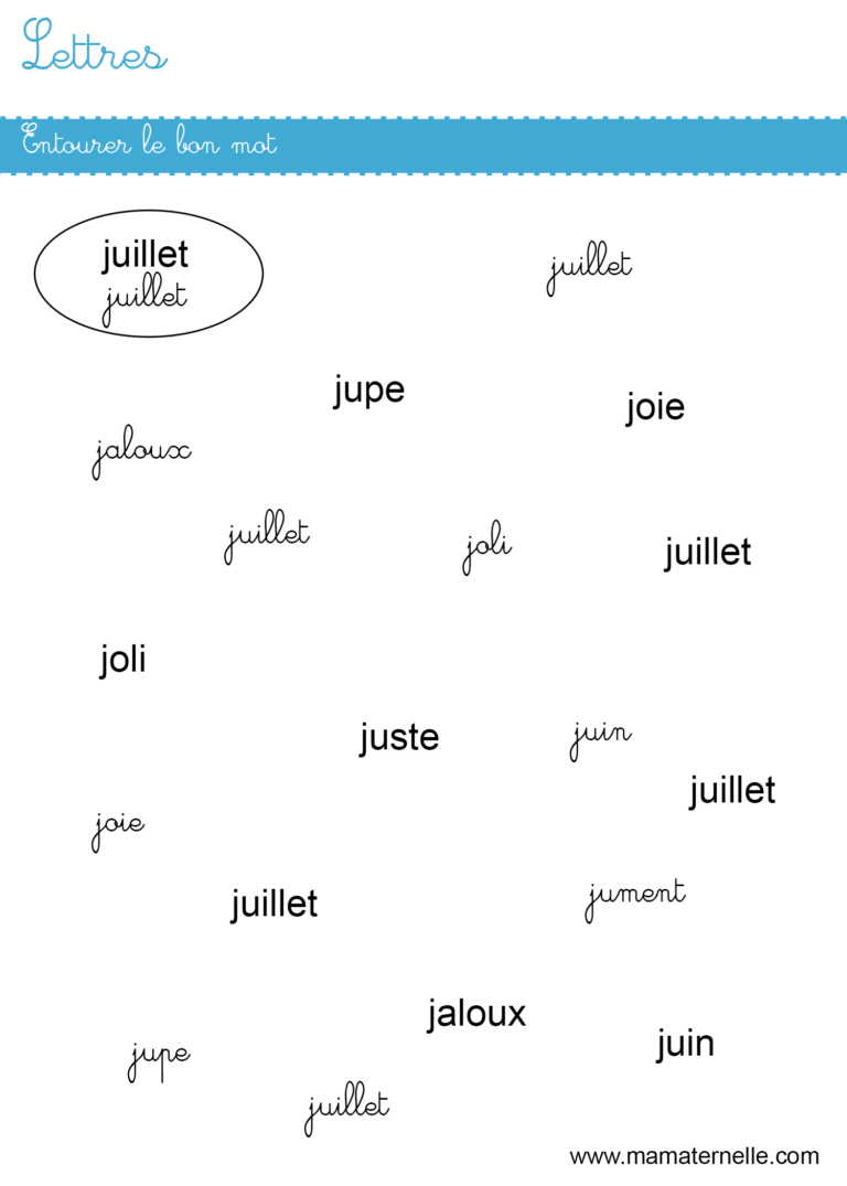 Lettres : faire correspondre les lettres - Ma Maternelle