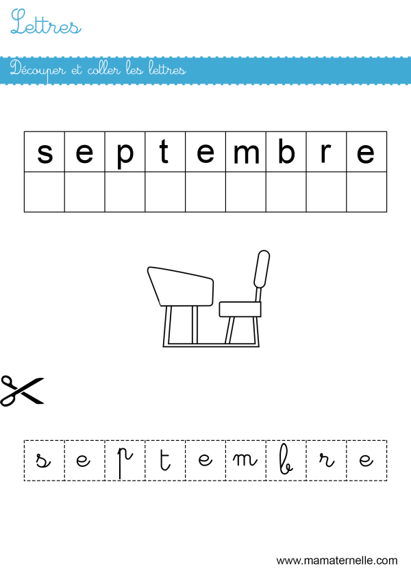 Lettres : faire correspondre les lettres - Ma Maternelle