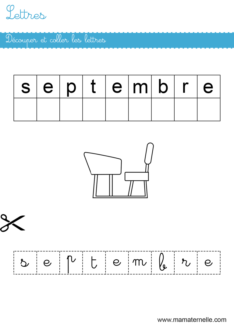 Lettres : faire correspondre les lettres - Ma Maternelle