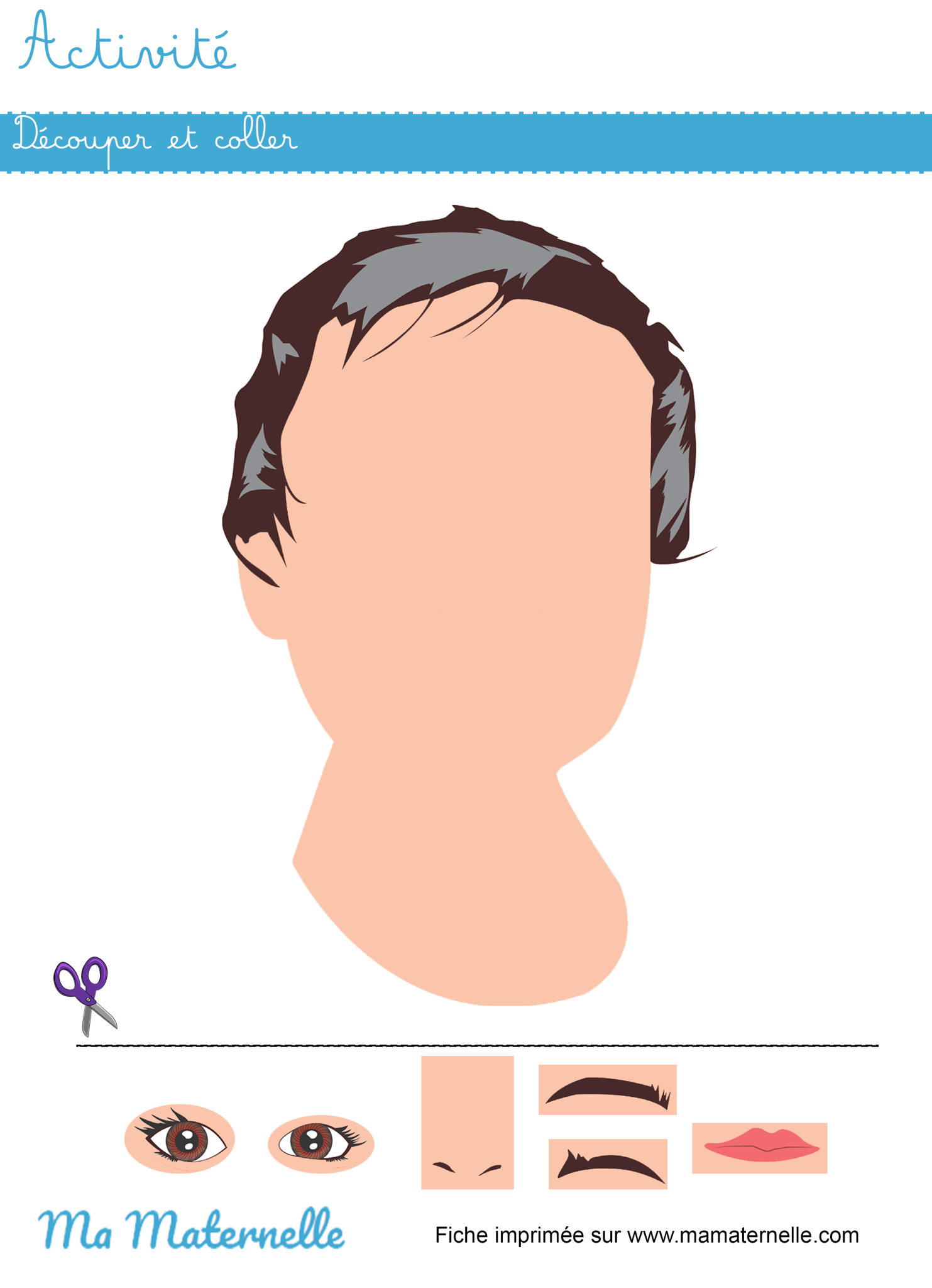 Activité : découper et coller - Ma Maternelle