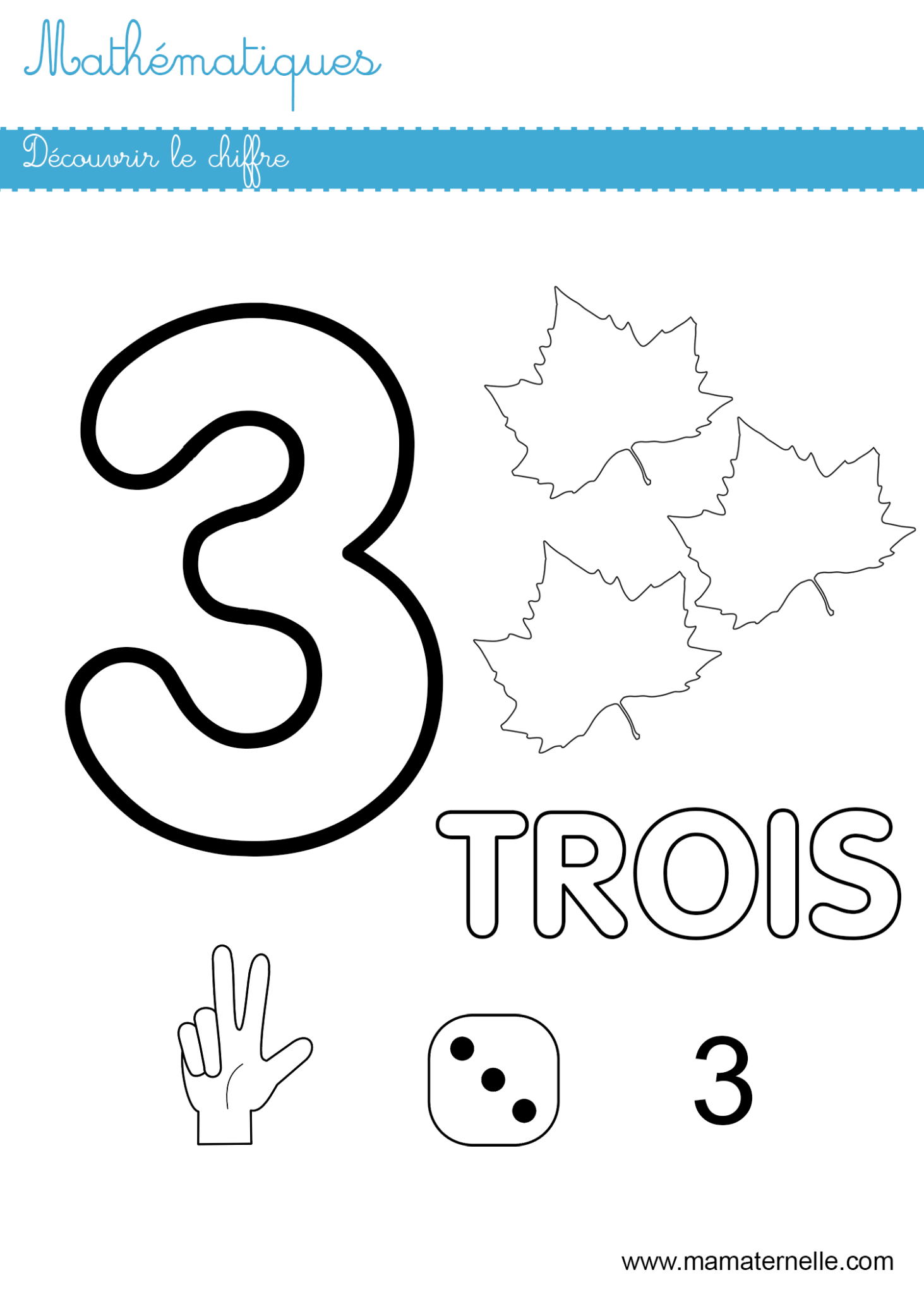 Mathématiques : découvrir le chiffre - Ma Maternelle
