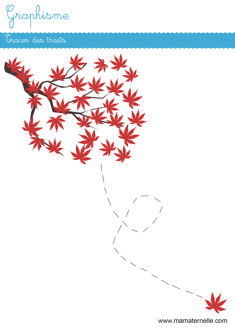 Graphisme : tracer des traits - Ma Maternelle
