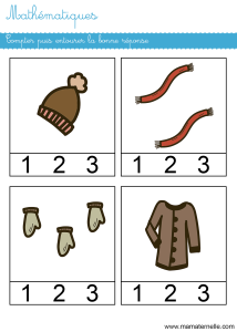 Mathématiques : compter puis entourer - Ma Maternelle