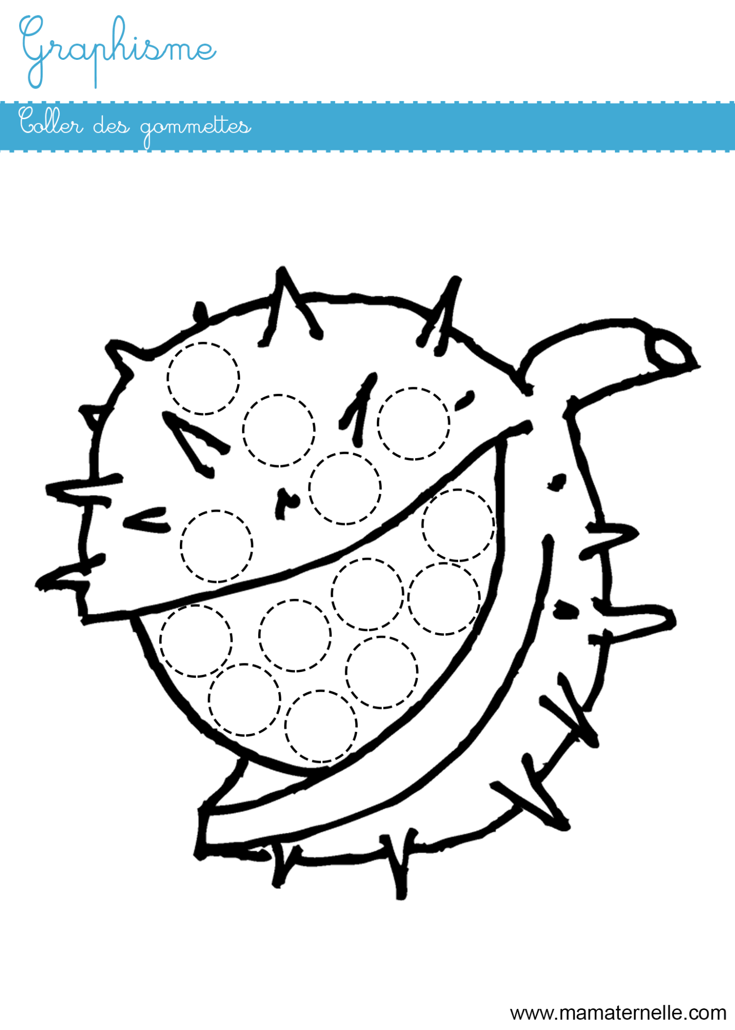 Graphisme : coller des gommettes - Ma Maternelle Graphisme : coller des gommettes - Ma Maternelle