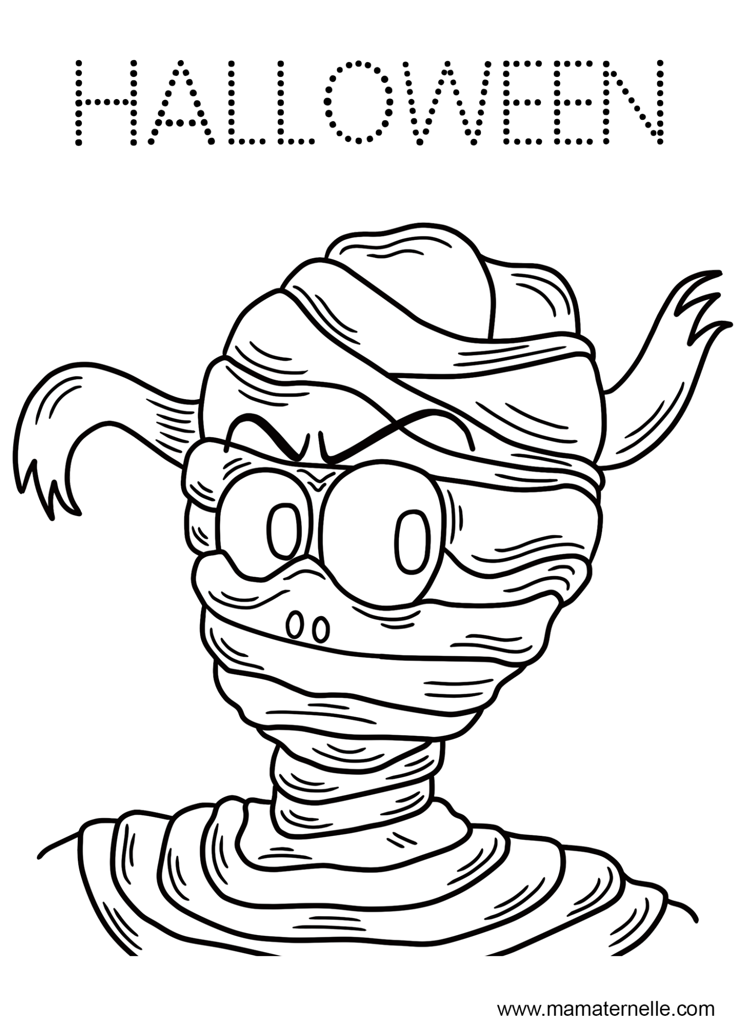 Coloriage Halloween - Ma Maternelle