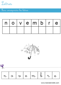 Lettres : faire correspondre les lettres - Ma Maternelle