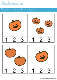Mathématiques : compter puis entourer - Ma Maternelle