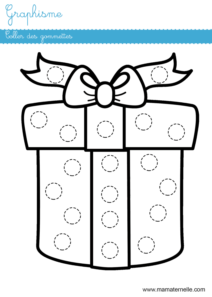 Graphisme : coller des gommettes - Ma Maternelle