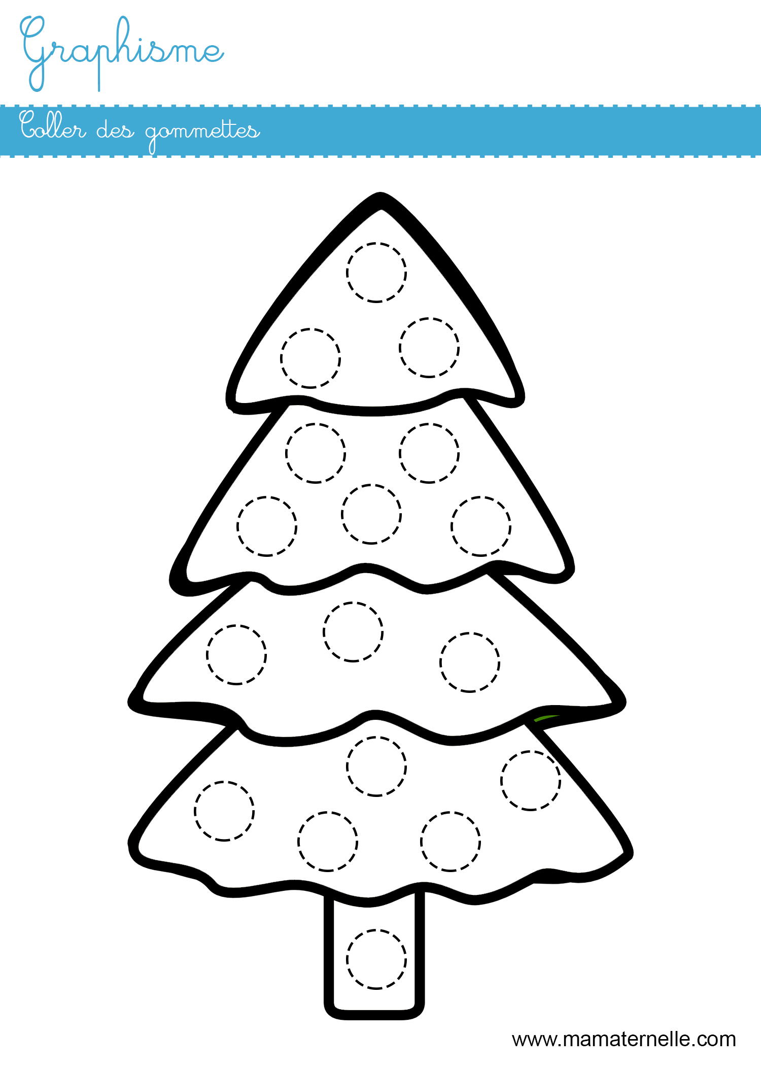 Graphisme : coller des gommettes - Ma Maternelle