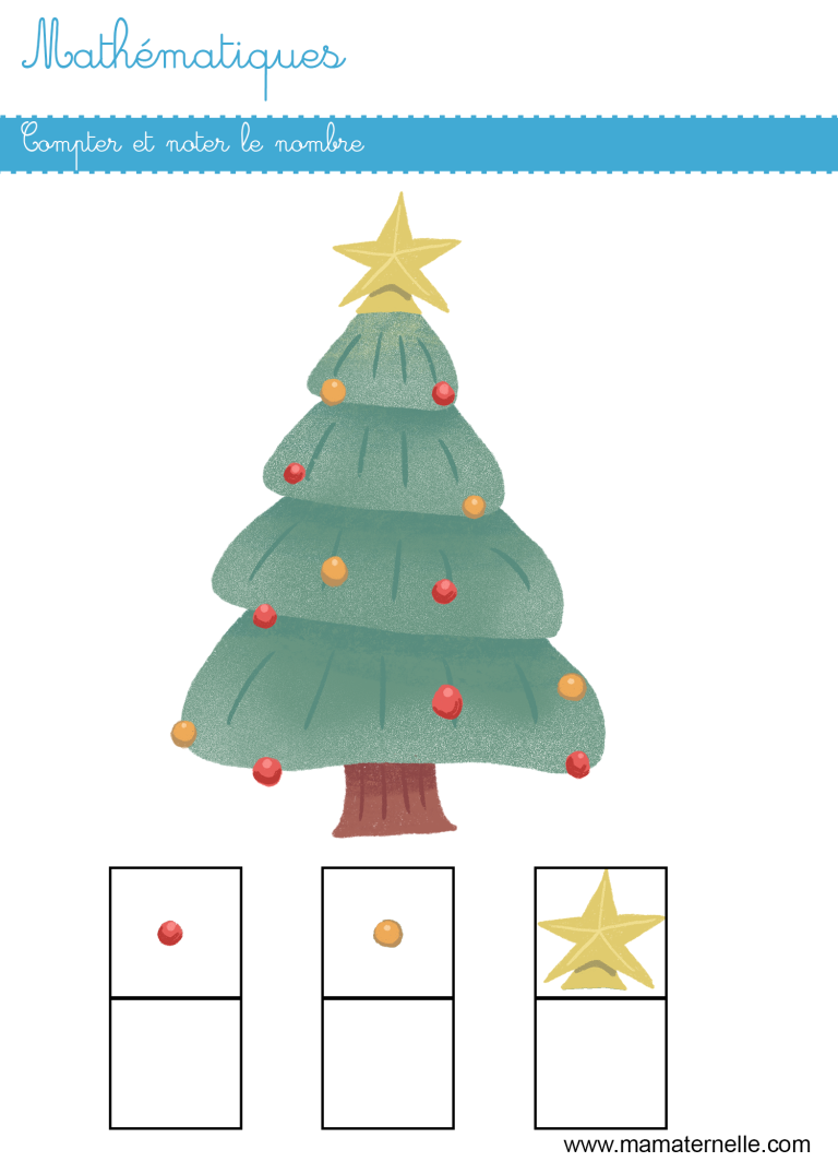 Mathématiques : compter et noter le nombre - Ma Maternelle
