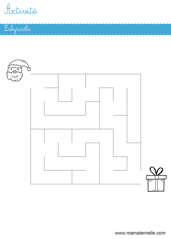 Activité : labyrinthe - Ma Maternelle