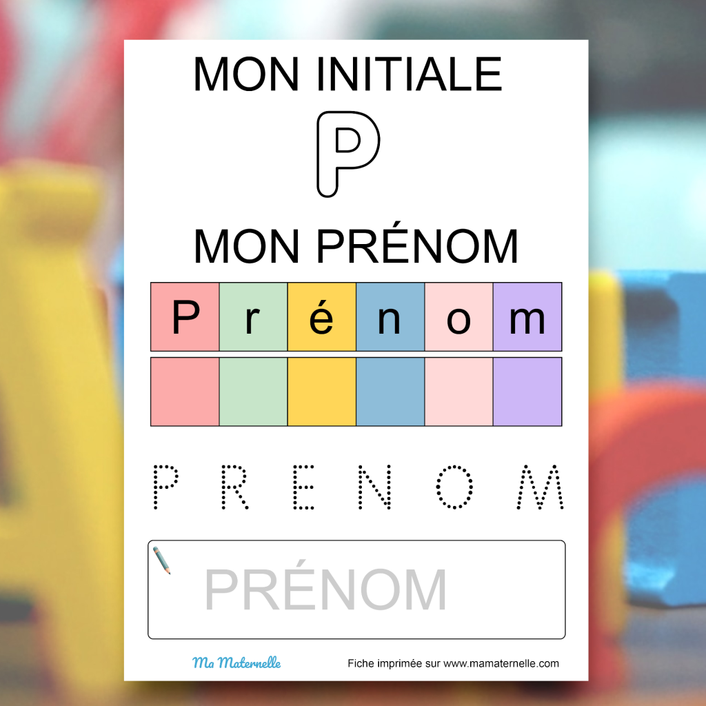 Mon prénom - Ma Maternelle