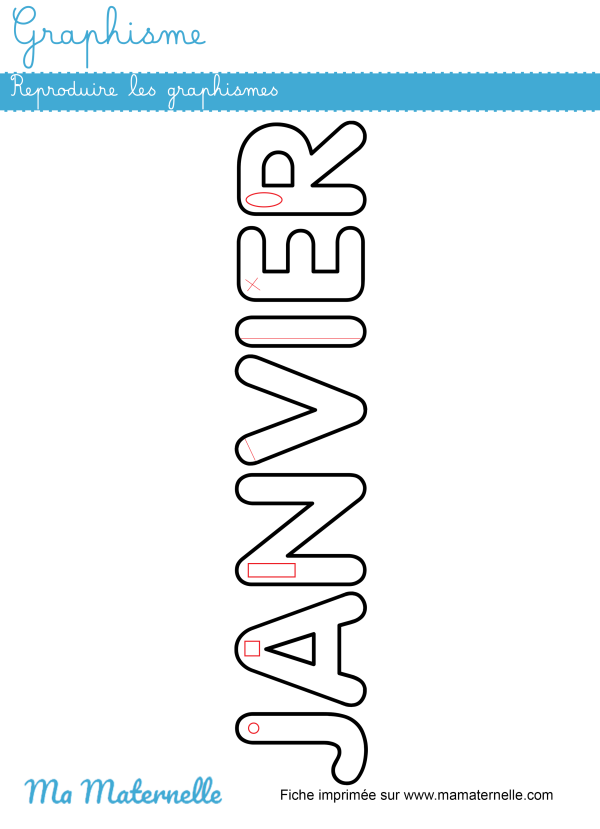 Graphisme : reproduire les graphismes - Ma Maternelle