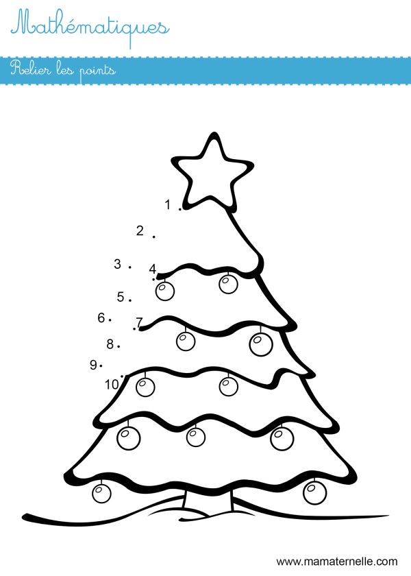 Mathématiques : relier les points - Ma Maternelle
