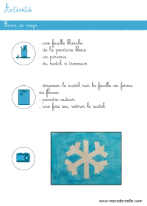 5 activités sur le thème de l'hiver - Ma Maternelle