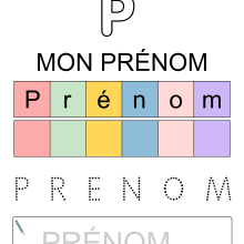 Mon prénom - Ma Maternelle