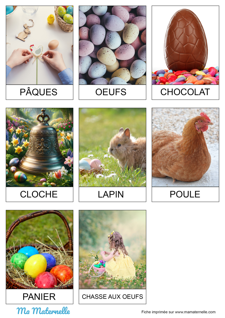 Cartes de nomenclature - Ma Maternelle