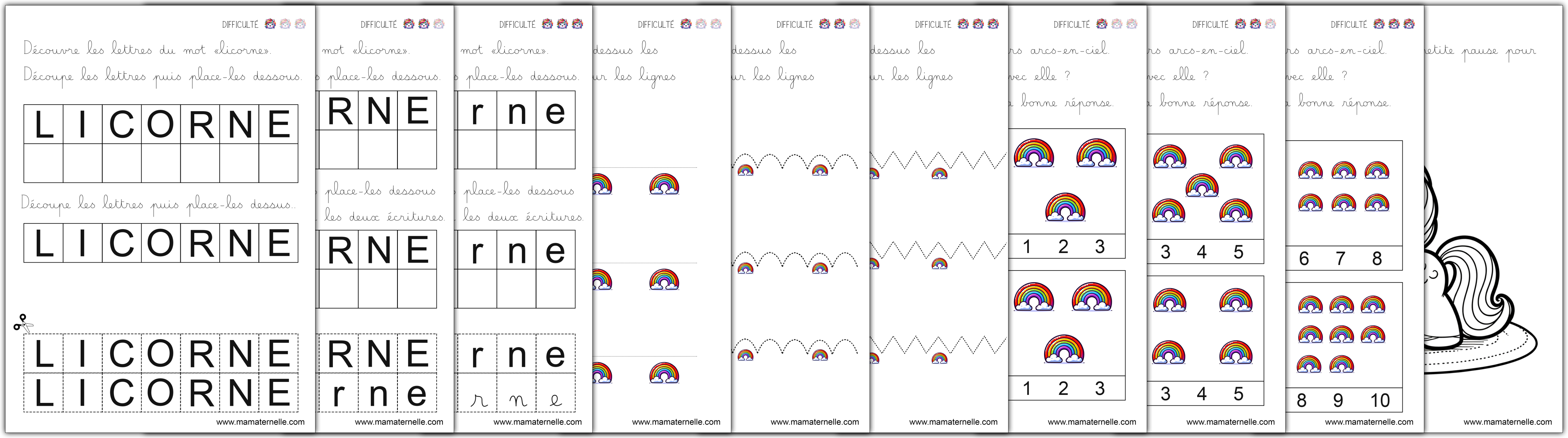 Mag'Maternelle : Luna la licorne - Ma Maternelle