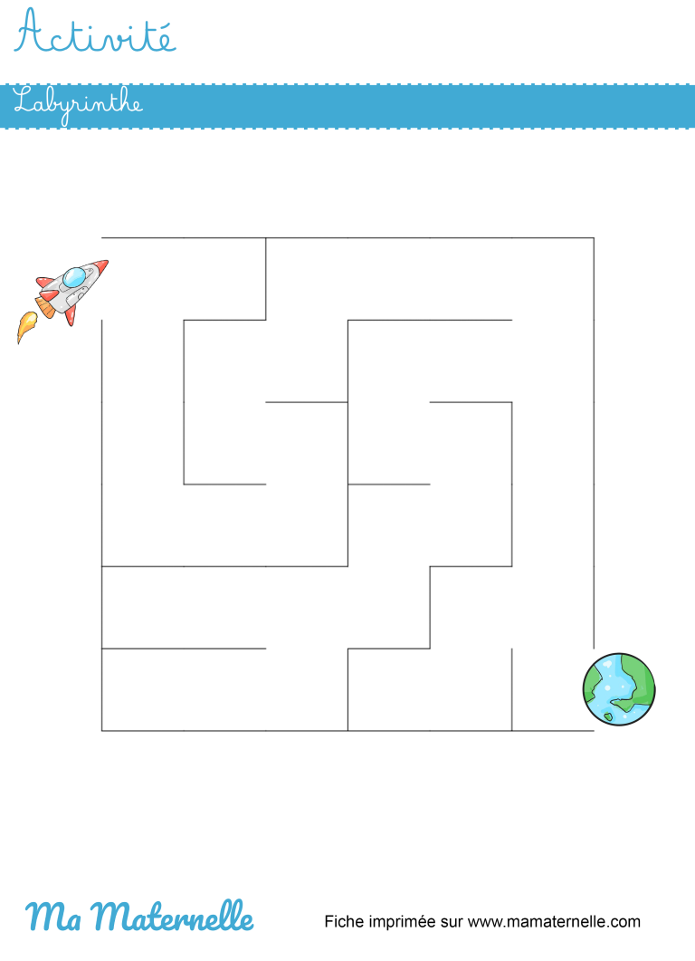 Activité : labyrinthe - Ma Maternelle