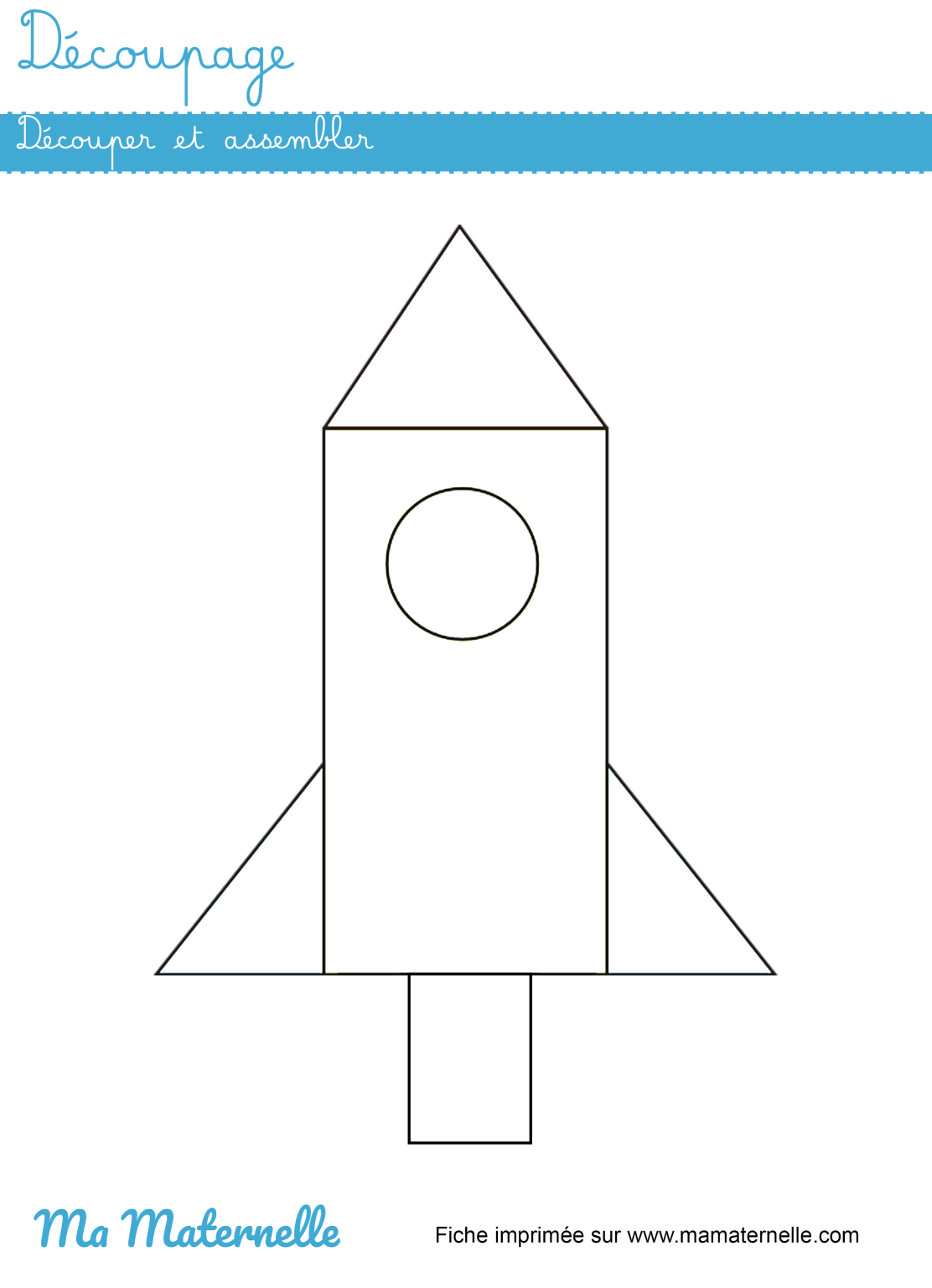 Découpage : découper et assembler - Ma Maternelle