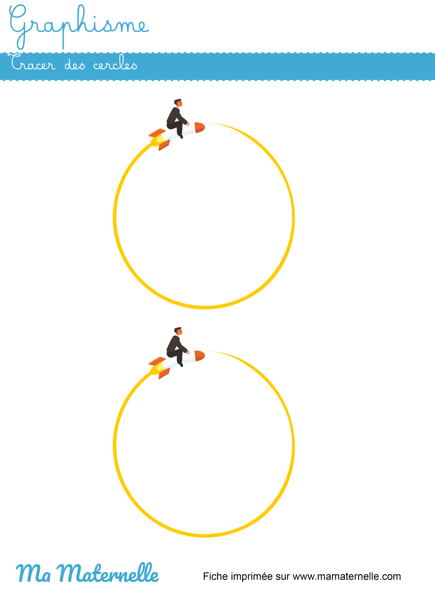 Graphisme : tracer des cercles - Ma Maternelle