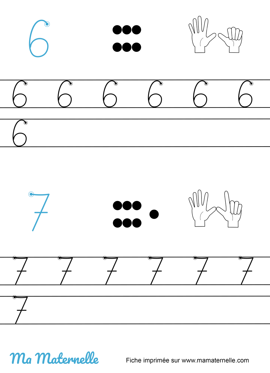 Mathématiques : dénombrer et écrire - Ma Maternelle