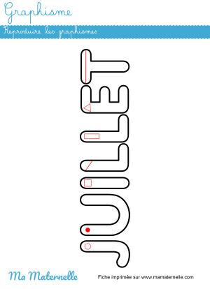 Graphisme : reproduire - Ma Maternelle