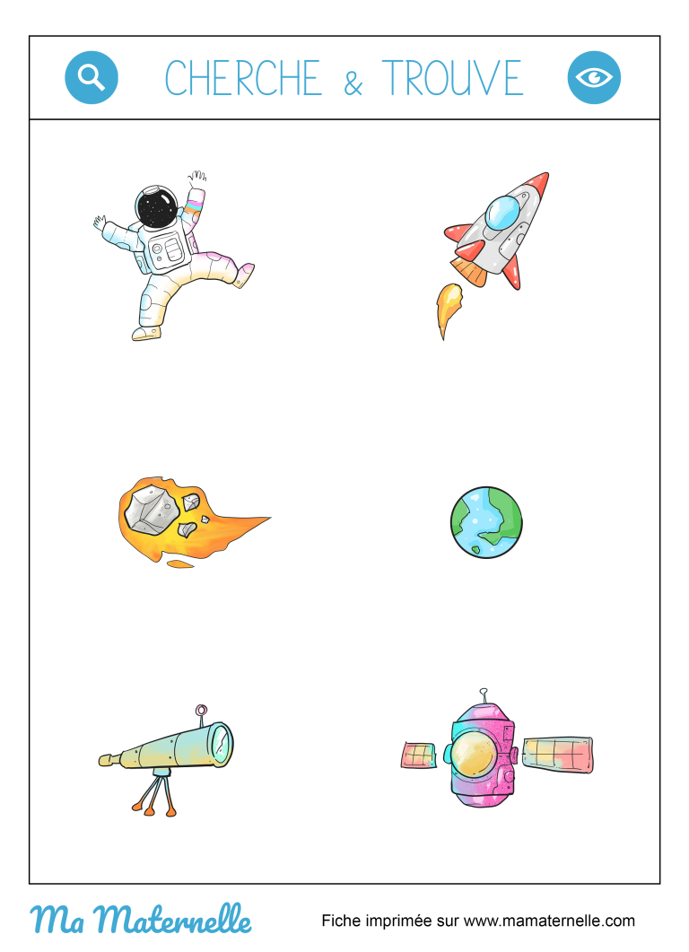 Jeu : cherche et trouve - Ma Maternelle
