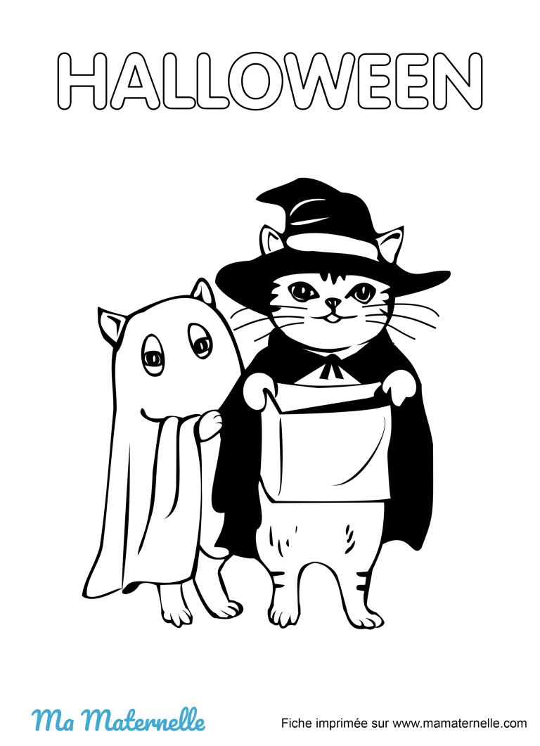 Coloriage Halloween - Ma Maternelle