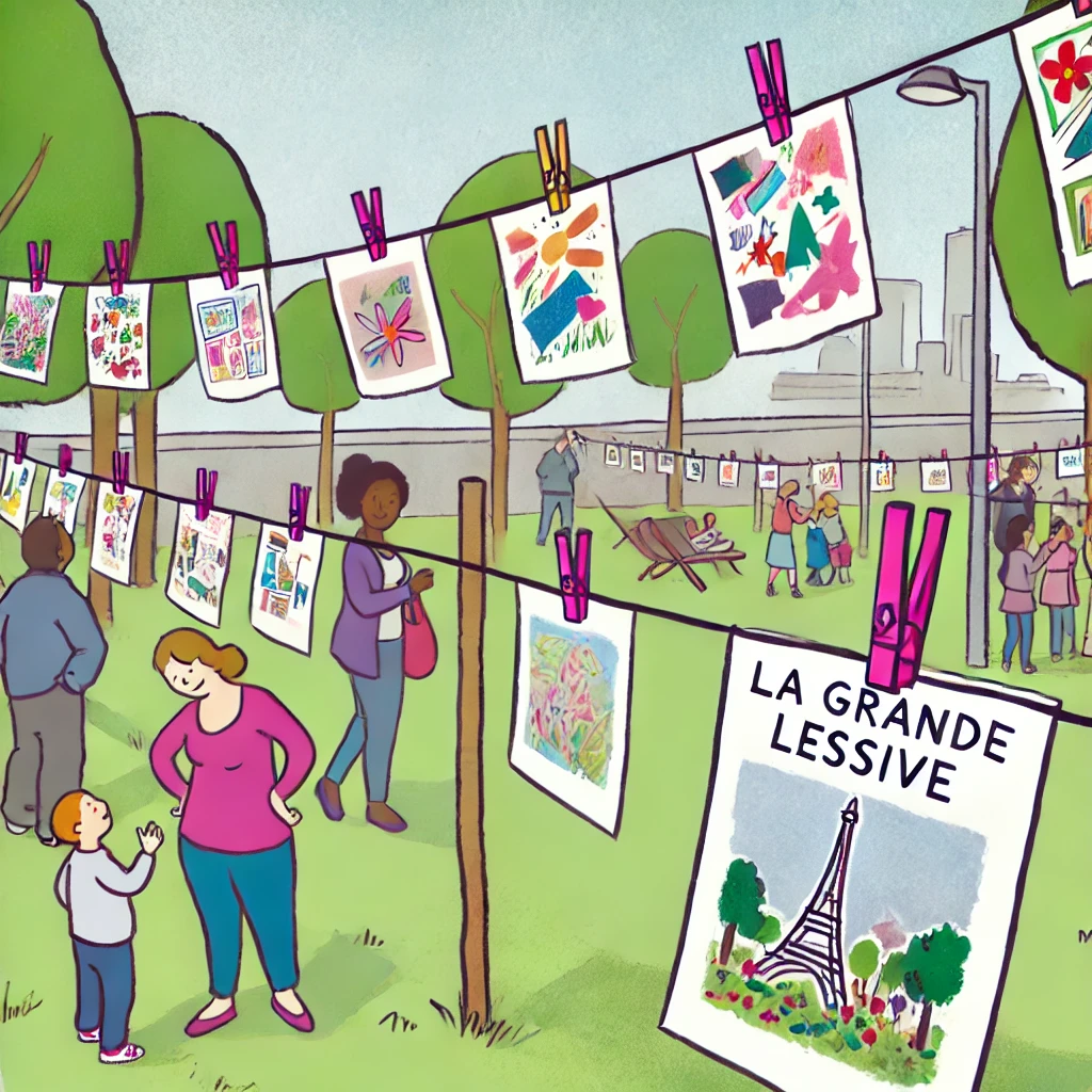 La Grande Lessive ® : Exposition artistique en maternelle, thème 2024 ...