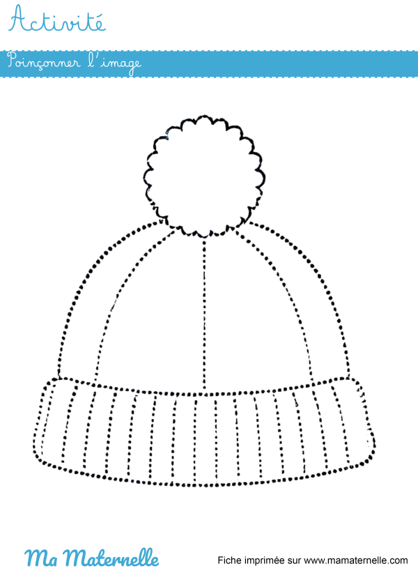 Activité : poinçonner l'image - Ma Maternelle