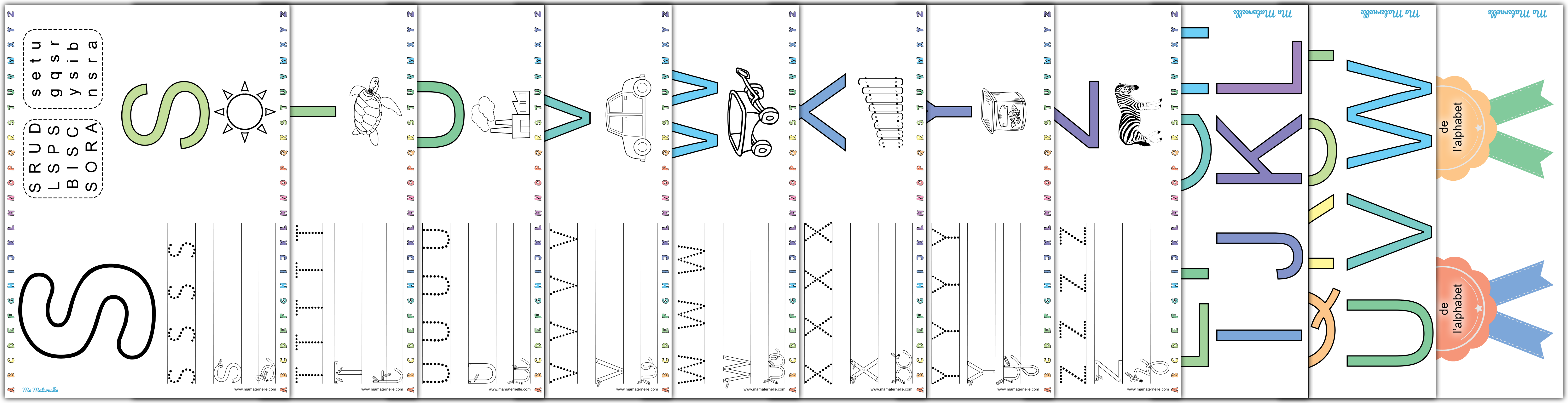 Cahier d'activités : Je découvre l'alphabet - Ma Maternelle
